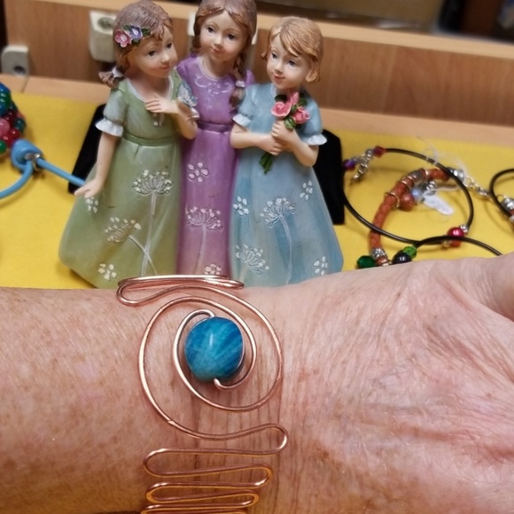 J & R Gems & Jewelry! | Jewelry | Beautiful Copper Waves Cuff Bracelet ...
